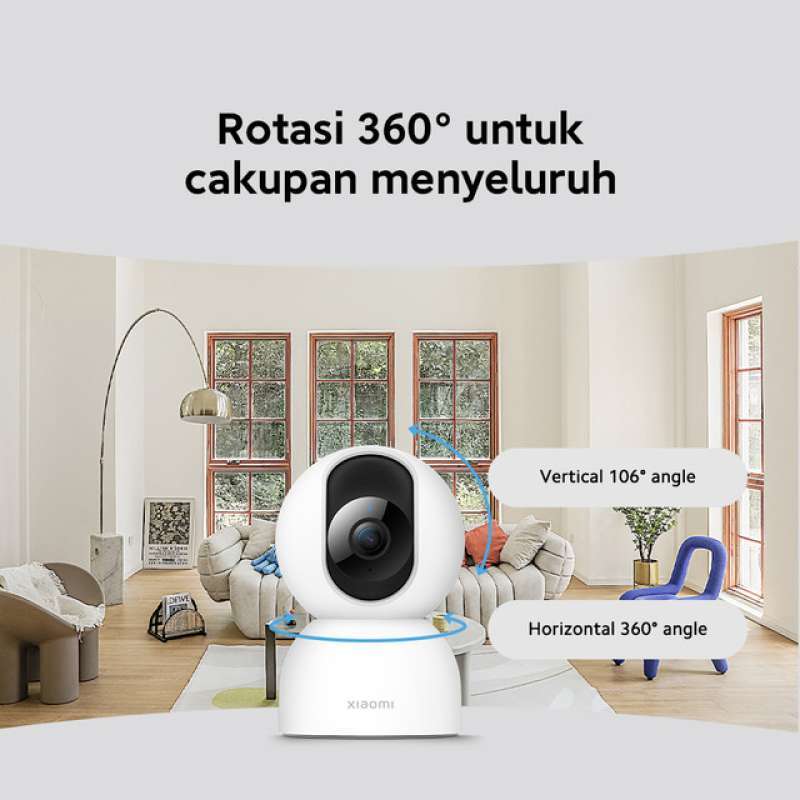 Jual Xiaomi Smart Camera C400 | 4mp | Rotasi 360° | Deteksi Ai | Cctv Di Seller Okeshop O2o ...