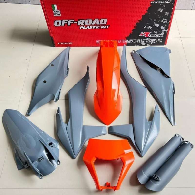 Jual Body Kit Ktm Enduro 2020-2023 R-tech Italia - Orange Grey Di ...