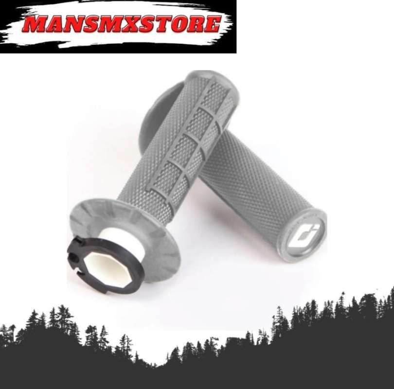Jual Handgrip Odi Half Waffle Lock-on Grey Soft Compound Di Seller ...