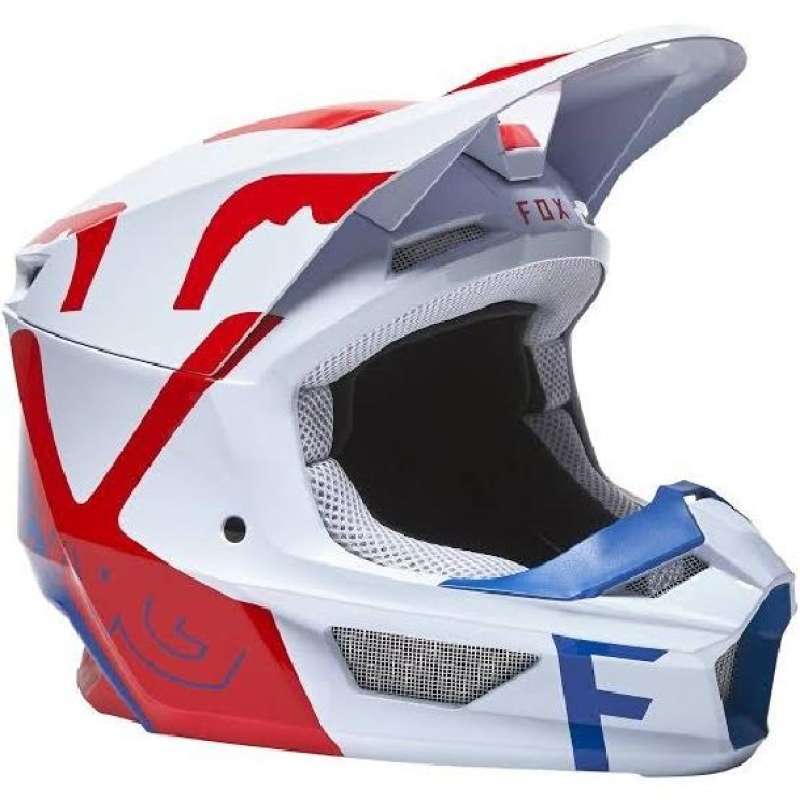 Jual Helm Fox V1 Skew Ece Red White Blue - Xl Di Seller Mansmxstore ...