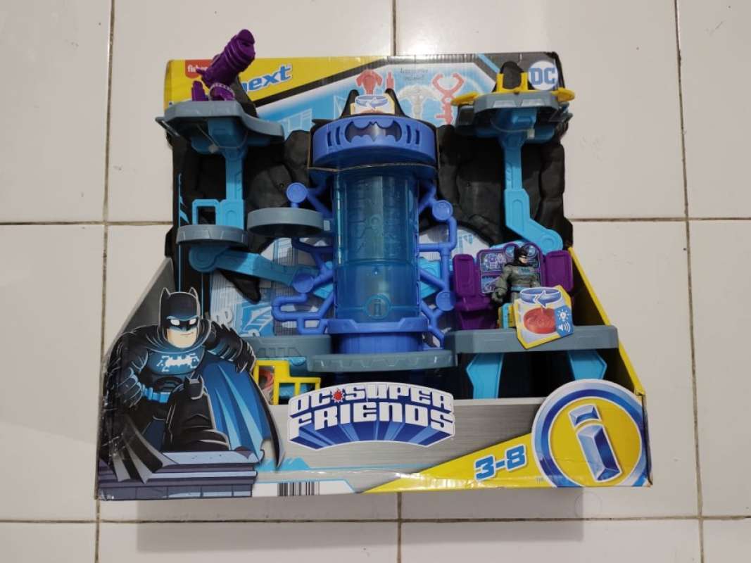 Jual Imaginext Dc Super Friends Bat-tech Bat Cave Showdown Fisher Price ...