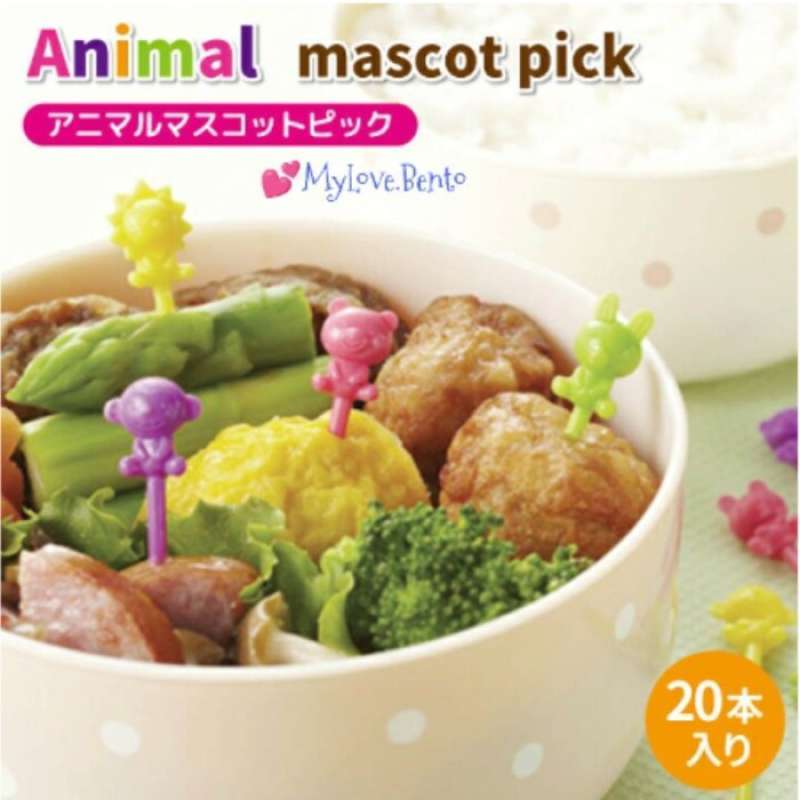 Jual Tusukan Bento Hewan / Animal Mascot Pick / Food Picks / Fruit Pick ...