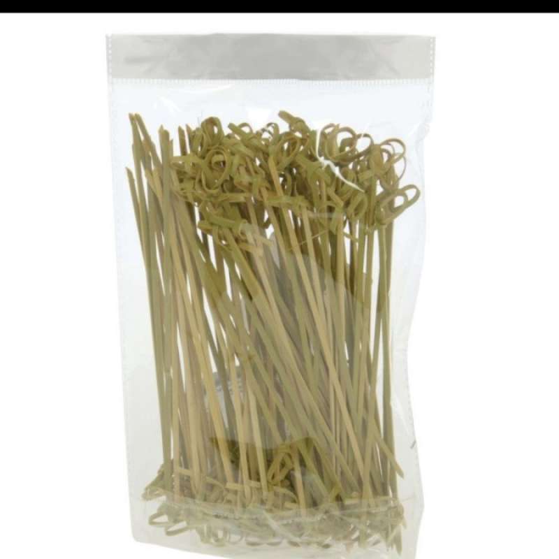 Jual Bamboo Pick With Knot L12cm (100pcs/pkt) / Tusukan Burger Di ...
