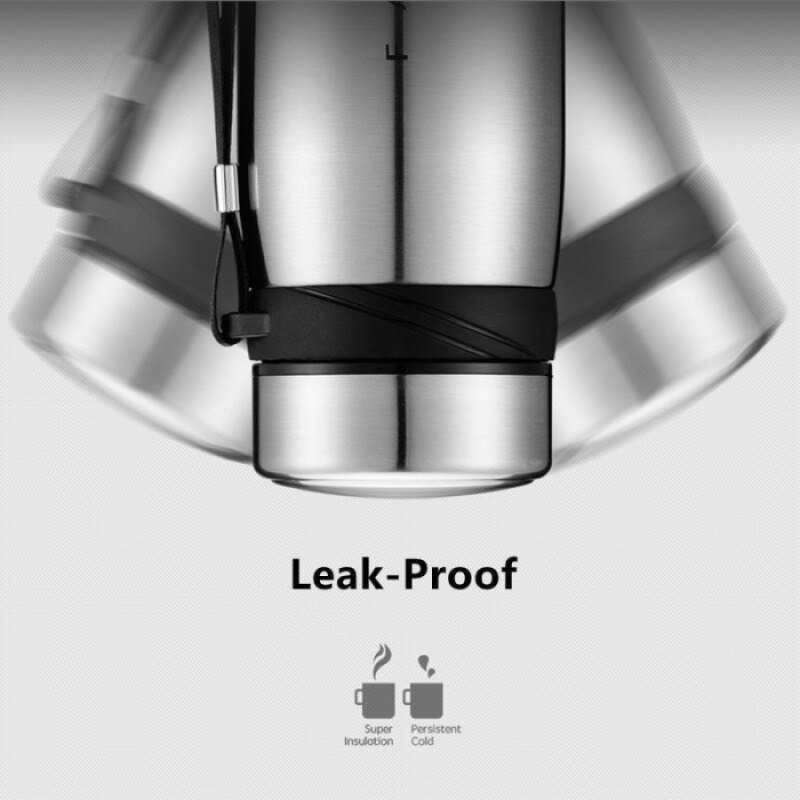 Jual Botol Minum 1 Liter Termos Air Panas & Dingin Stainless Steel ...