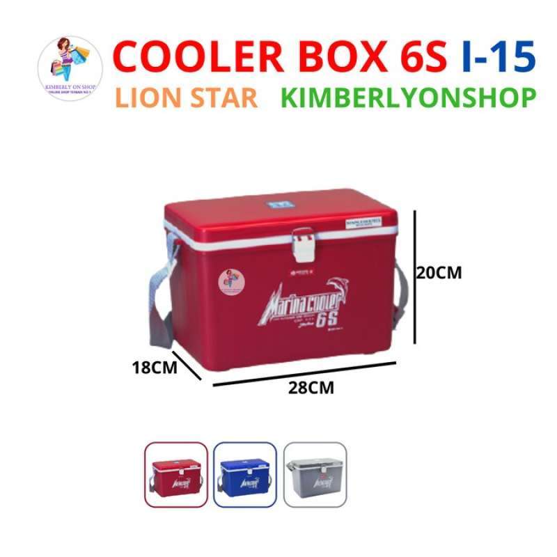 Jual ( 5,5 L ) Cooler Box 6s Es Marina Lion Star 5.5 Liter - Biru Di ...