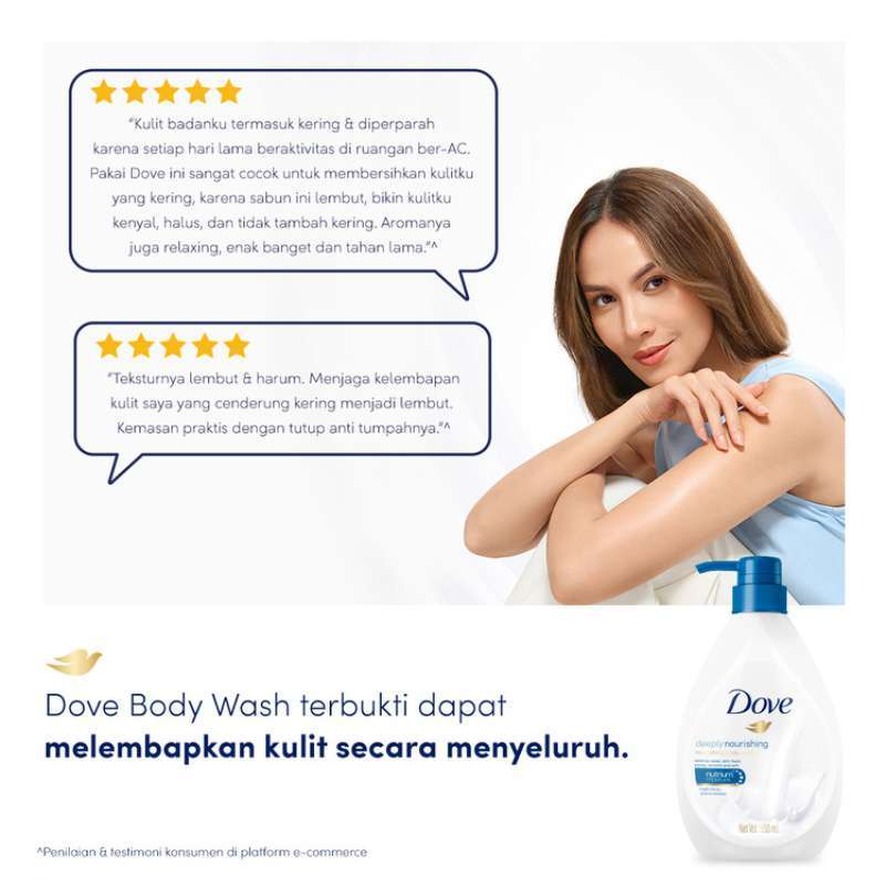 Promo Dove Deeply Nourish Body Wash [825 Ml X 2 Pcs] - Banded Diskon 34 ...