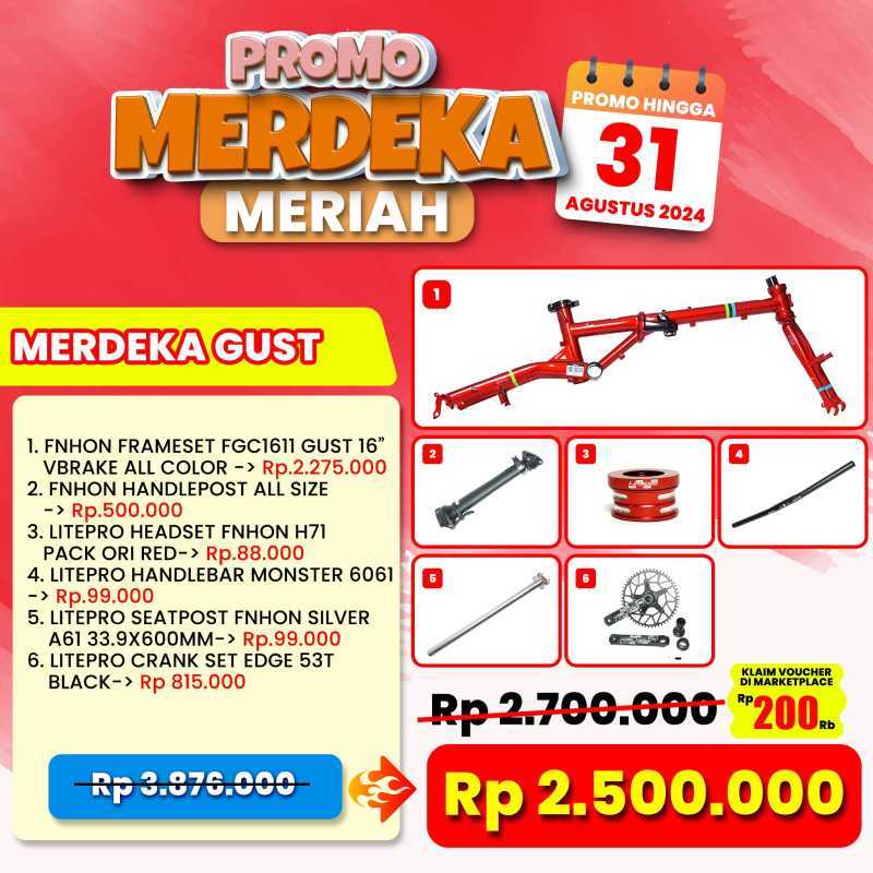 Promo Paket Merdeka 2 Fnhon Frame Set Blast Vbrake Free 6 Item ...