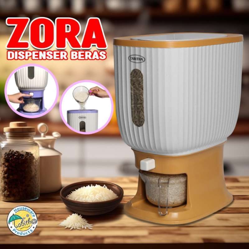 Jual Dispenser Beras 10kg Rice Dispenser 10kg Tempat Wadah Penyimpanan ...