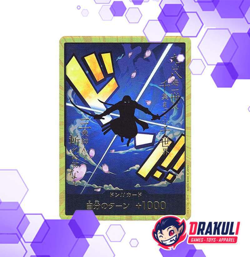 Jual One Piece Card Game Prb01 - Roronoa Zoro Don Don!! Super Parallel ...