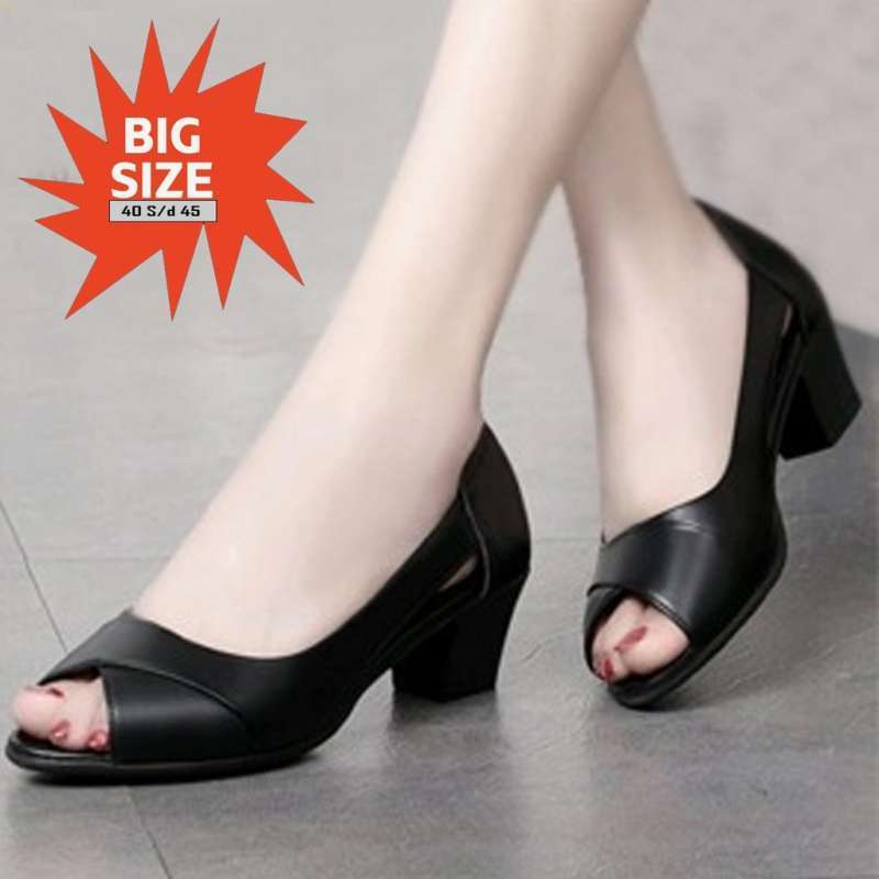 Promo Bossindo Big Size Sepatu High Heels Wanita Ukuran Besar Big Size ...