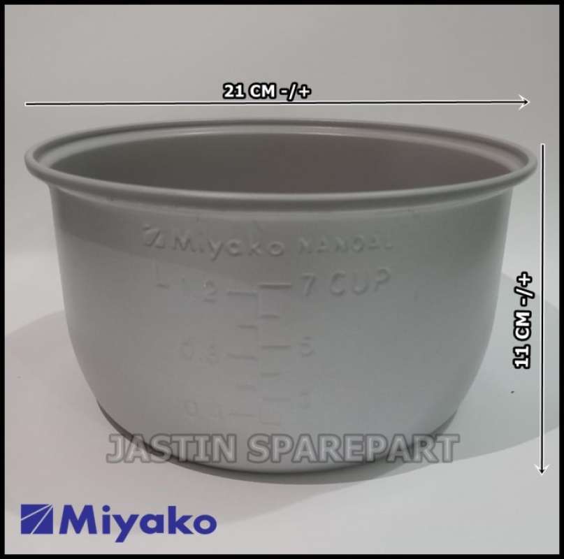 Promo Panci Teflon Inner Pot Magic Com 1.2 Liter Miyako Tipe 612 Sbc ...