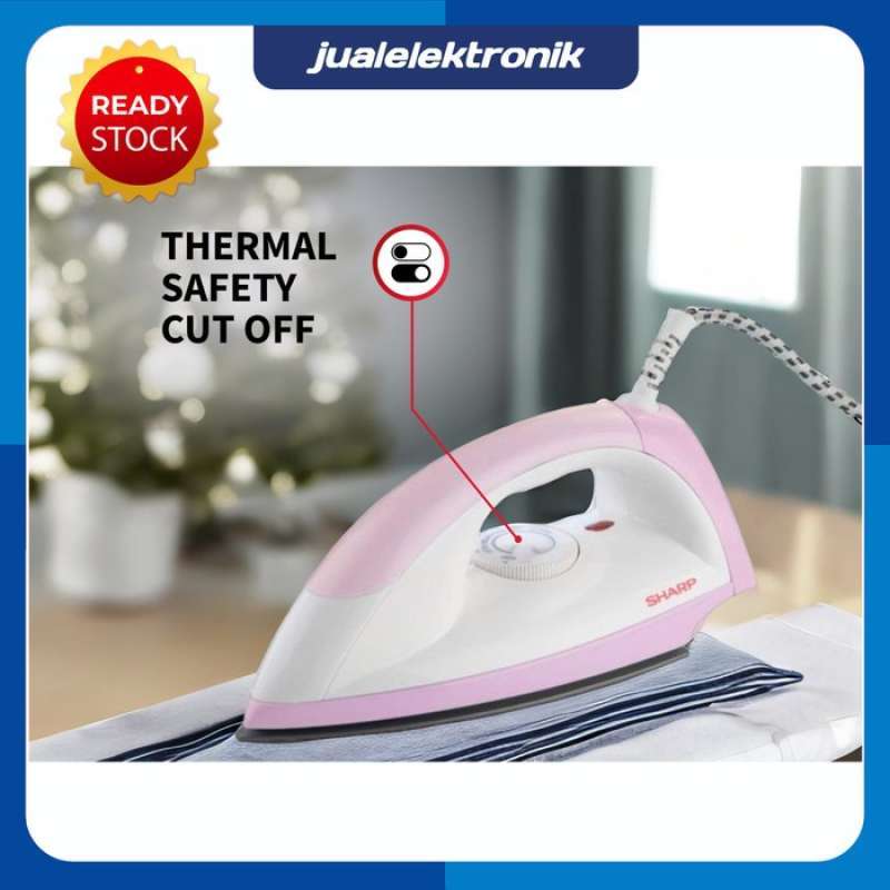 Promo Sharp Setrika Ei-n05-p – Dry Iron 400 Watt Pink Ein05p Diskon 23% ...