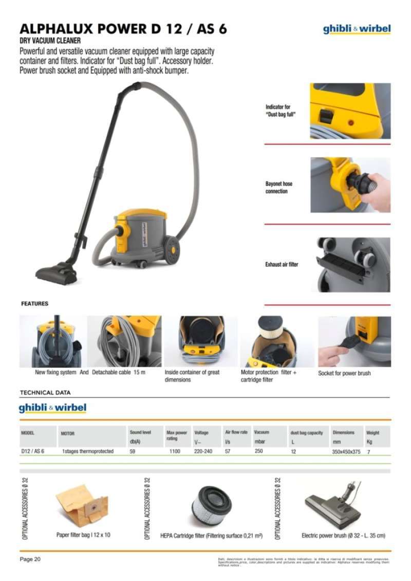 Promo Vacuum Alphalux Power D 12 / As 6 Diskon 23% Di Seller Yoshizaki ...