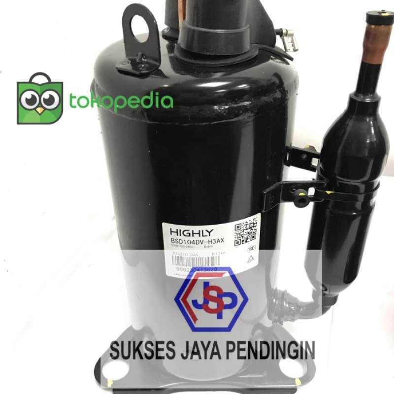 Promo Compressor Highly Bsd104dv-h3ax R134a / Bsd104dv Diskon 23% Di ...