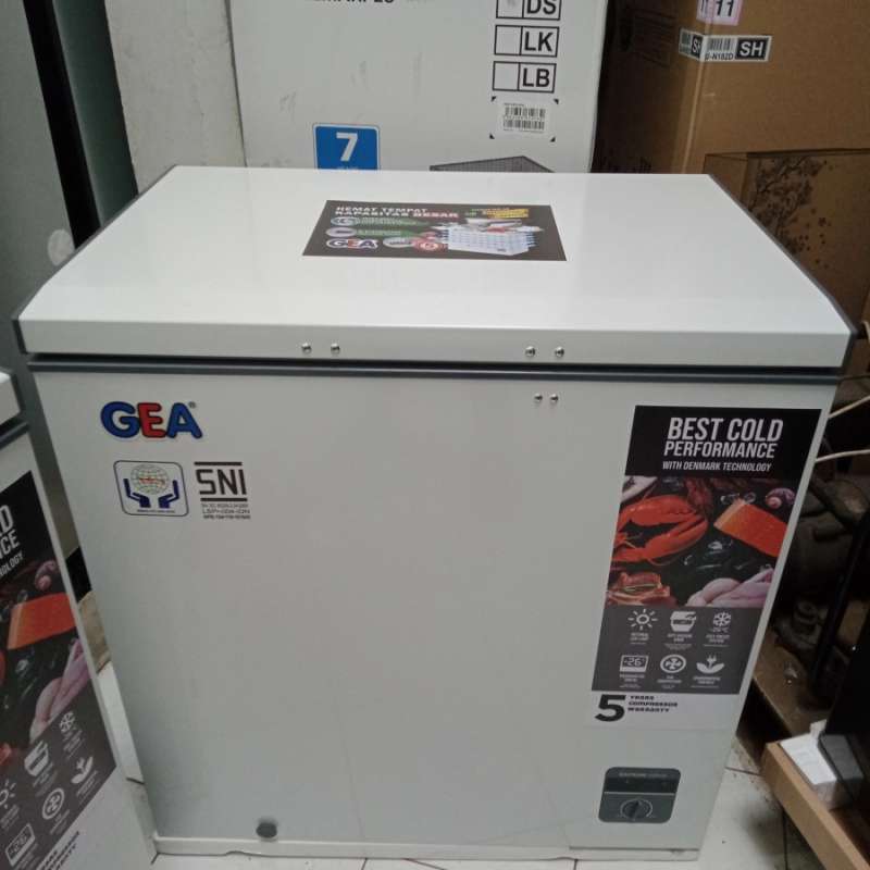 Promo Chest Freezer Gea 210 Liter Ab 208 Diskon 3% Di Seller Linggar ...
