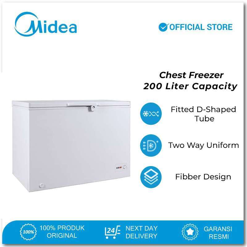 Promo Midea Chest Freezer Hs-258ck Kapasitas 200 Liter Diskon 33% Di ...