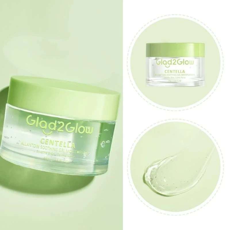 Jual Glad2glow Centella Soothing Moisturizer Gel Cica Pelembab Wajah ...