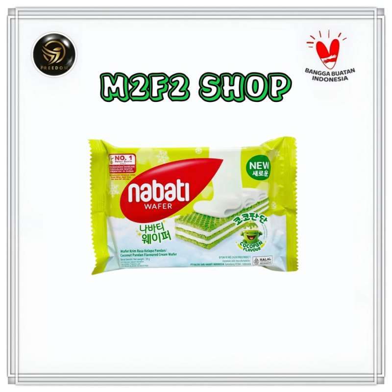 Promo Nabati Wafer Cocopan Coconut Pandan Cream | Krim Kelapa Pandan ...