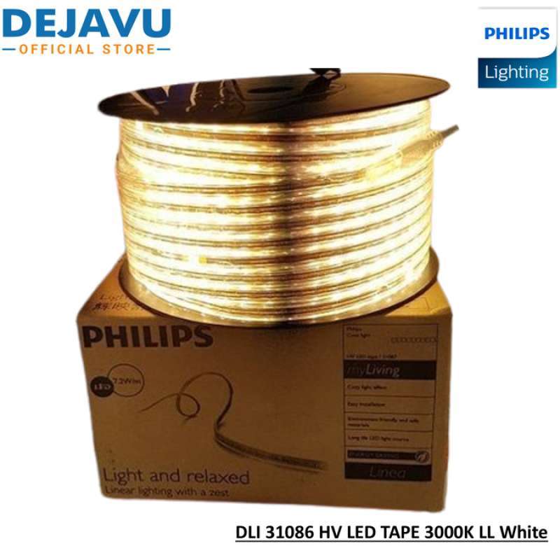 Promo Lampu Ledstrip Philips Dli 31086 Hv Led Tape 3000k Ll White ...