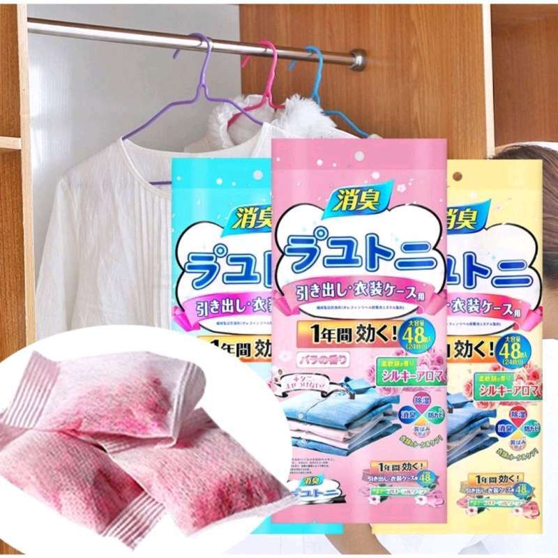 Jual Kamper Lemari Pakaian Penghilang Bau Anti Jamur/ Pewangi Lemari ...