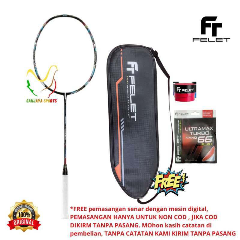 Jual Raket Felet Badminton Bulutangkis Felet Woven 8000 Di Seller ...