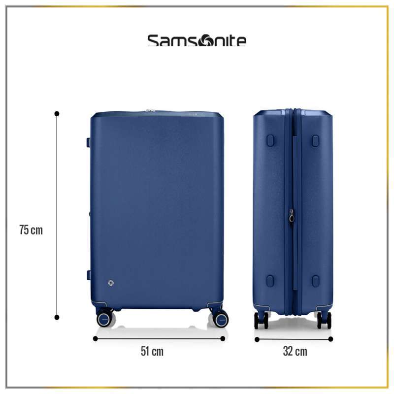 Jual Samsonite Koper Hardcase Evoa Z Large 28 Inch - Deep Blue Di ...