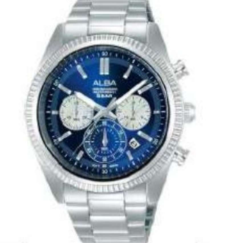 Promo Jam Tangan Alba Chronograph Men At3k19 At3k19x1 Original Garansi ...