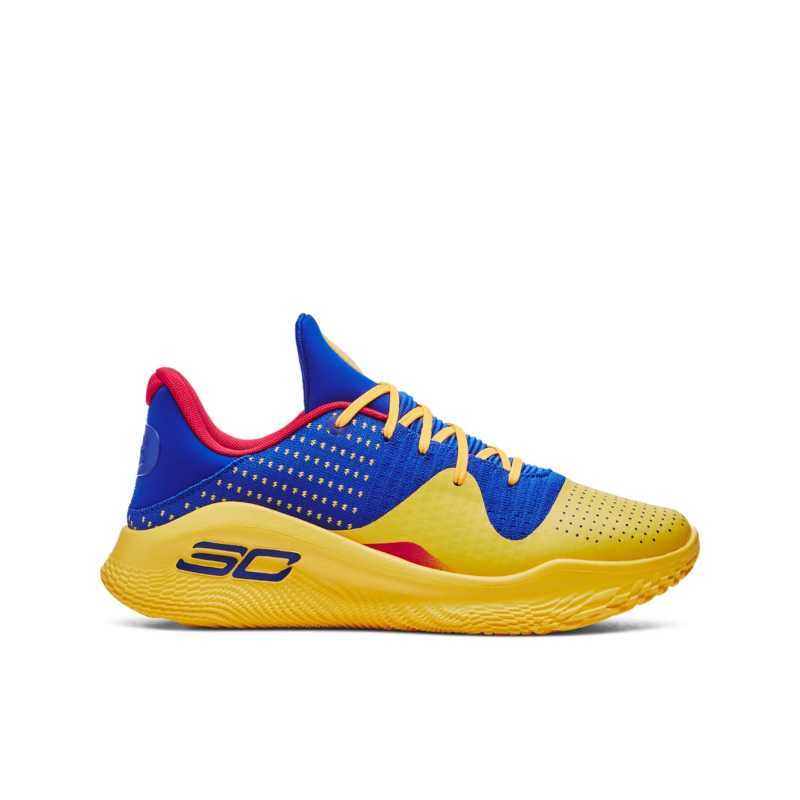Sepatu Basket Pria UnderArmour Curry 4 Low Flotro Team Royal UAS26620 400 Original