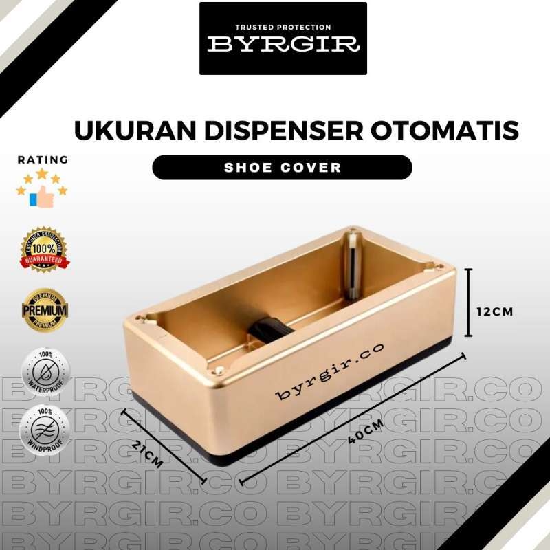 Jual Byrgir Automatic Shoe Cover Dispenser Mesin Sarung Sepatu Otomatis ...