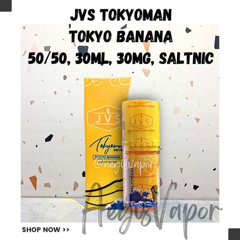 Jual Tokyoman Tokyo Banana 30ml 30mg Salt Nic Di Seller Aegisvapor ...