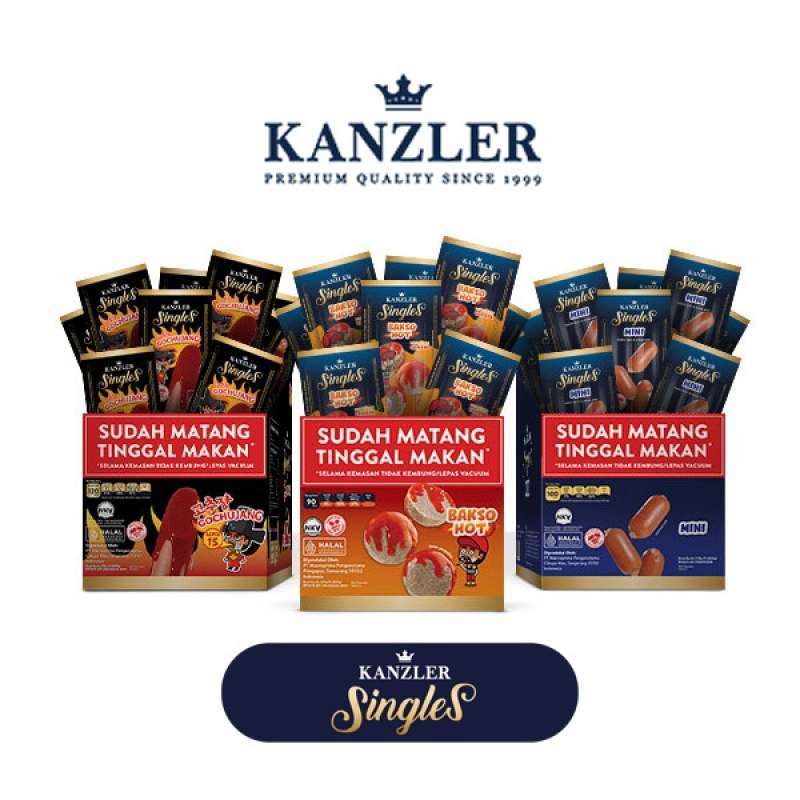 Promo Kanzler Sosis Singles 1 Box All Variant | Kanzler Singles Siap ...