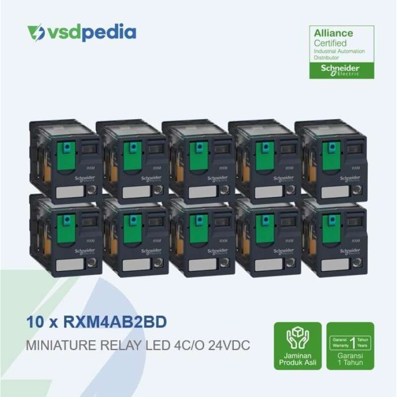 Promo Schneider Miniature Relay Led 4c/o 24vdc Rxm4ab2bd Diskon 51% Di Seller Vsdpedia Official ...