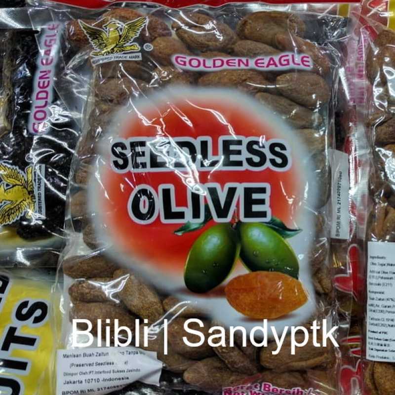 Jual Manisan Buah Zaitun Tanpa Biji Seedless Olive Golden Eagle Di ...