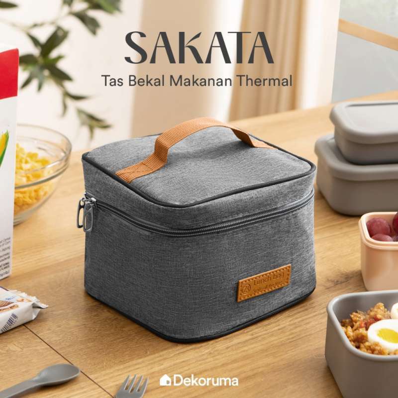 Promo Dekoruma Sakata Tas Bekal Makanan Thermal / Insulated Lunch Bag ...