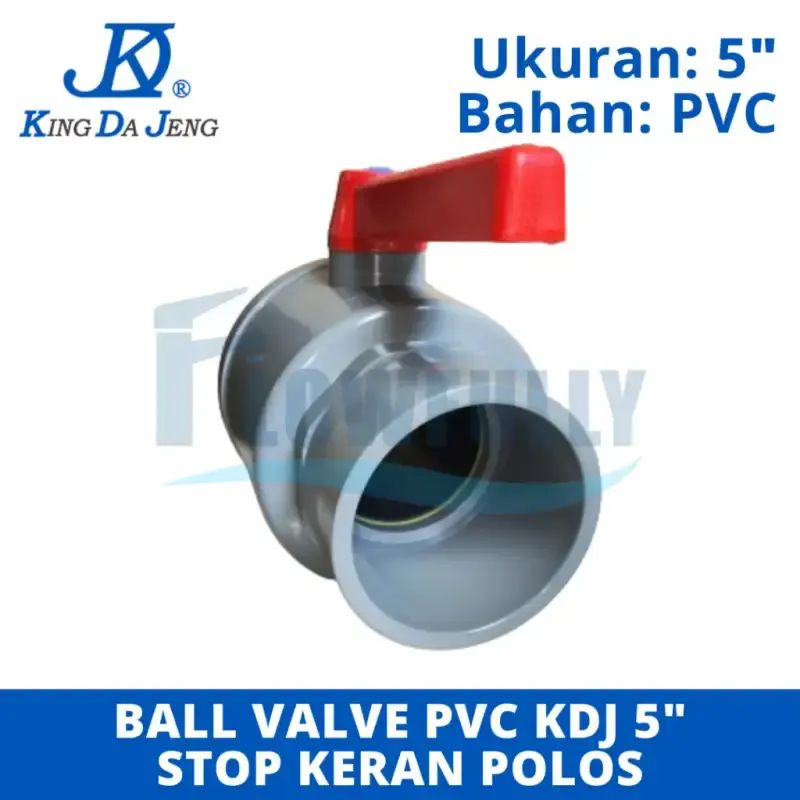 Jual Ball Valve Pvc 5 Inch Kdj Stop Keran Kran Bola 5 Dim Air Di Seller ...
