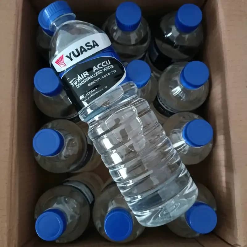 Jual [paket 12 Botol] Yuasa Air Aki Tambah Isi 1liter Motor Mobil Ari ...