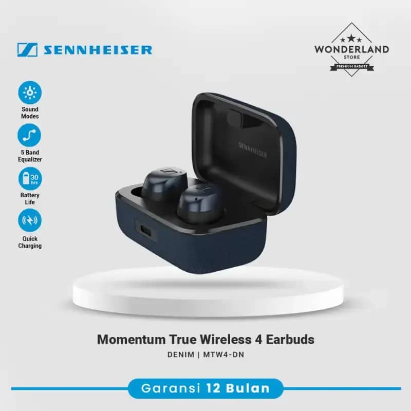 Promo Sennheiser Momentum 4 True Wireless Mtw4 Anc Tws Noice Cancelling ...