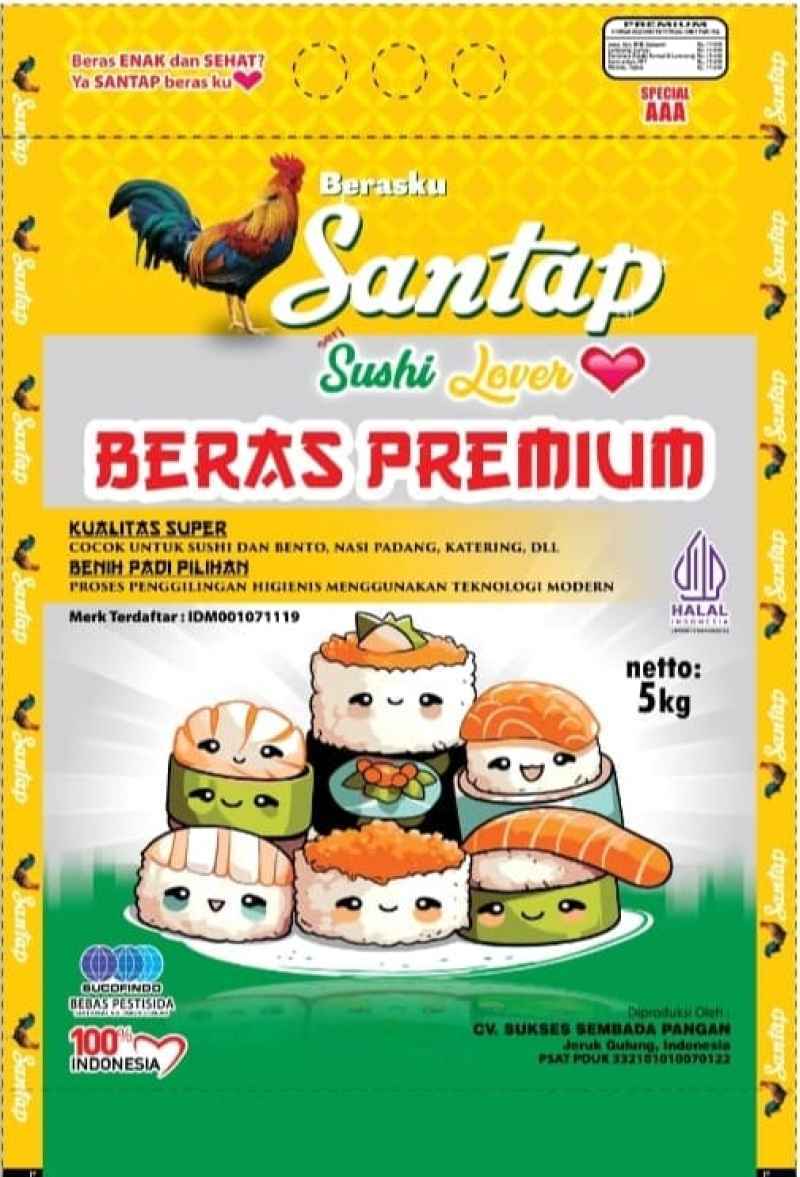 Promo Santap Beras Premium Sushi Lover 5kg Diskon 7% Di Seller Sembada ...