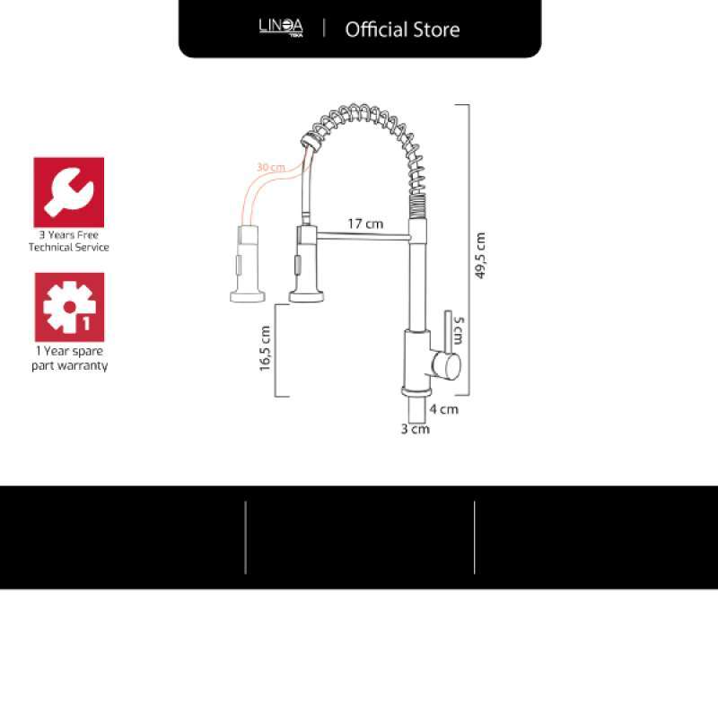 Promo Linea By Teka Kitchen Taps Mixer Brx 210 Black Diskon 23% Di ...