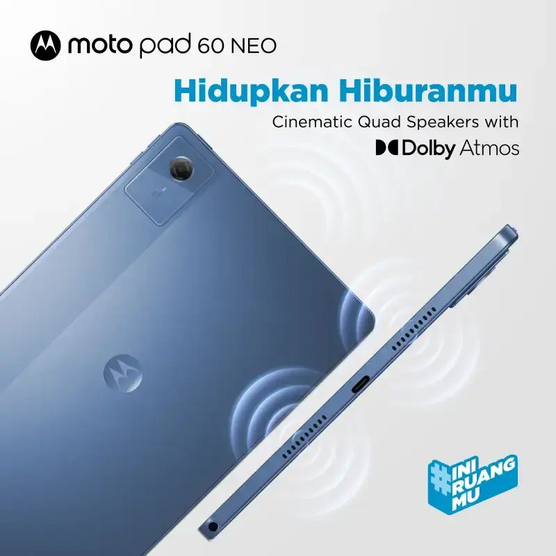 Promo Motorola Moto Pad 60 Neo - 4gb/128gb - Mediatek D6300 - 11 Inch ...