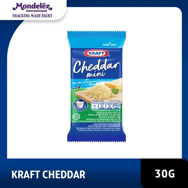 Jual Buy 1 Get 1 Free - Kraft Processed Cheddar Cheese With Vitamin D ...