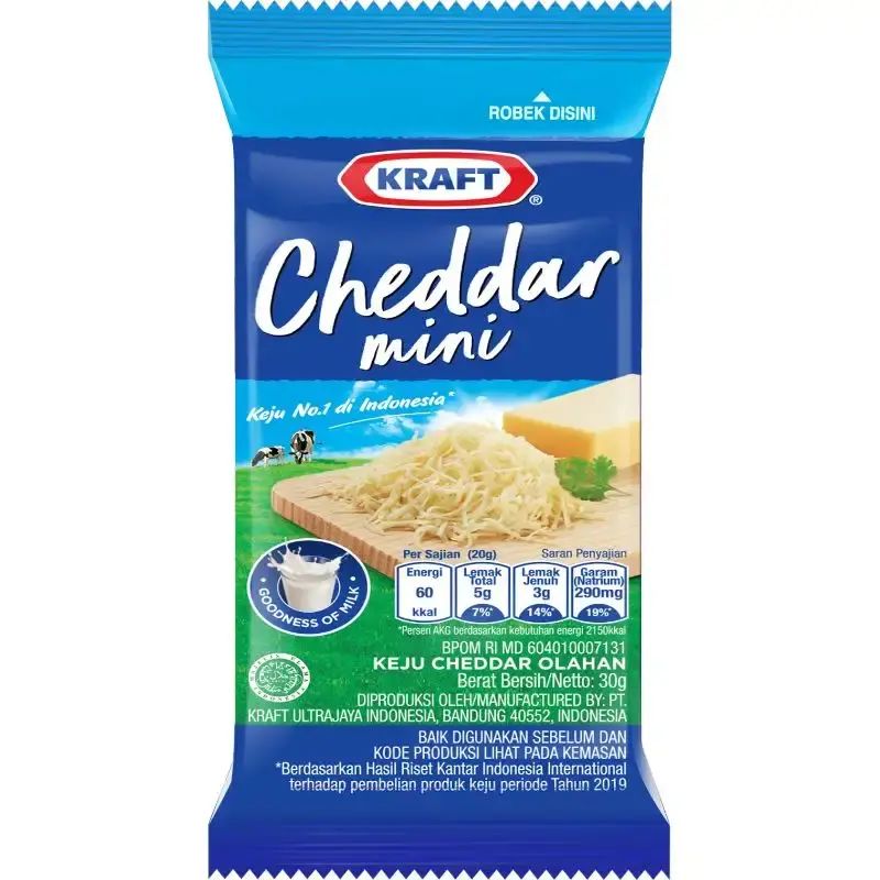 Jual Buy 1 Get 1 Free - Kraft Processed Cheddar Cheese With Vitamin D ...
