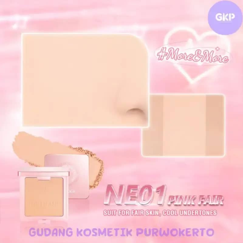 Jual Pinkflash Duo Effect Pressed Powder - Flawless Two Way Cake & No ...