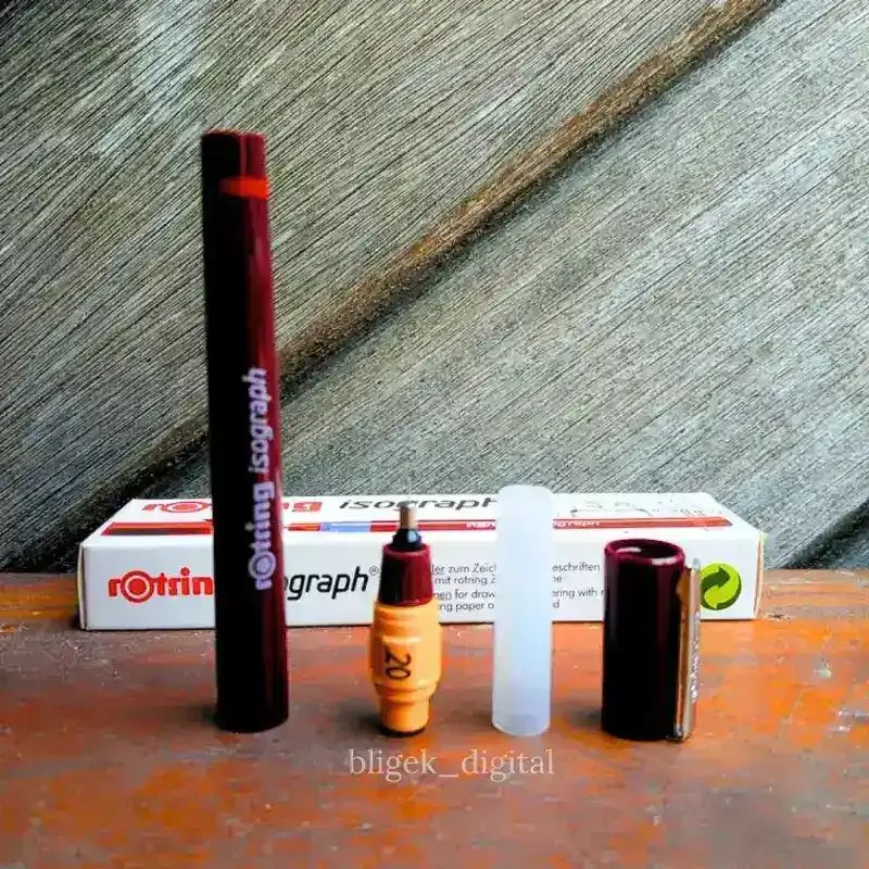 Jual Pen Isograph Rotring Dan Rapido Staedtler / Pulpen Gambar Teknik ...