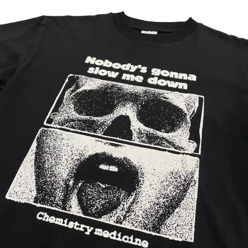 Promo Chemistry Straight - T-shirt Heavyweight Boxy Crop - Nobody Black ...