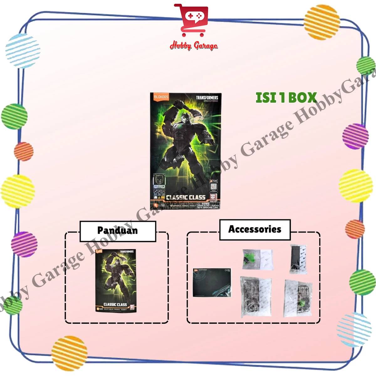Promo Blokees Transformers Optimus Primal Robot One Classic Class 05 ...