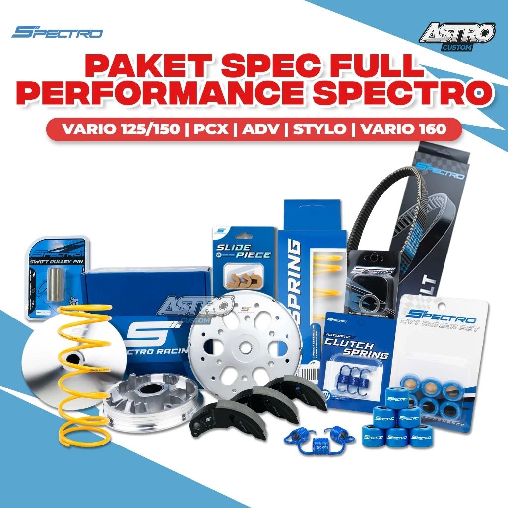 Jual Spectro Paket Upgrade Cvt Spec 5 Vario 125 150 Pcx Adv Stylo 160 ...