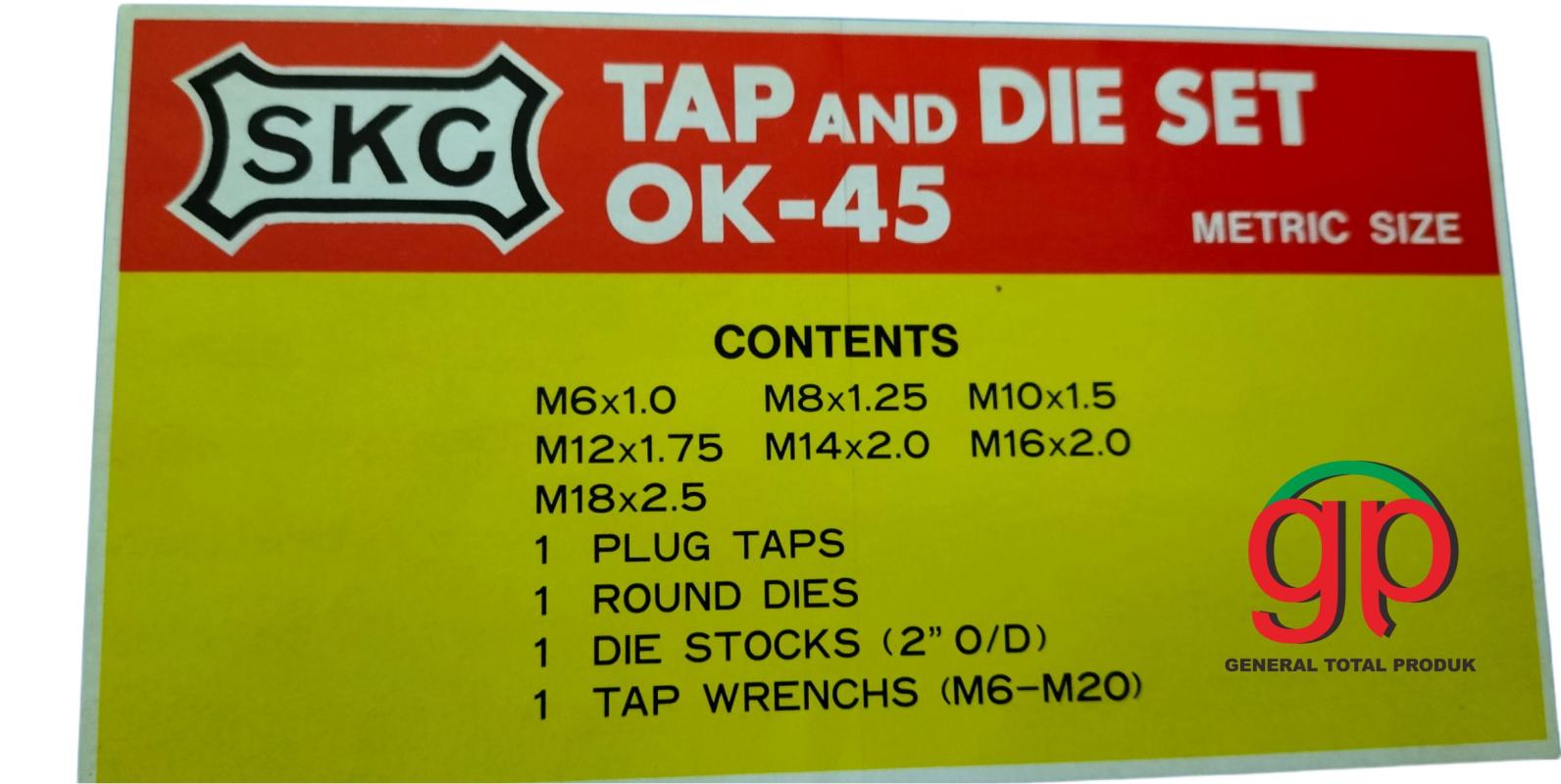 Jual Tap And Die Set Ok45 Skc Ok 45 Di Seller Generaltotalproduk ...