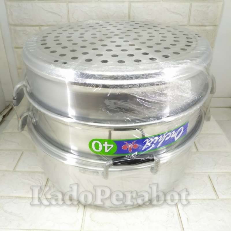 Promo Kalakat Orchid 40 - Panci Kukus Jumbo Orchid Tebal - Kukusan ...
