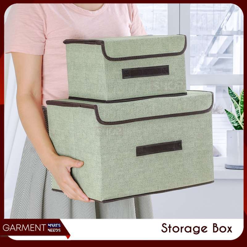 Promo Storage Box 2 In 1 Kotak Penyimpanan Baju Mainan Organizer Lipat ...